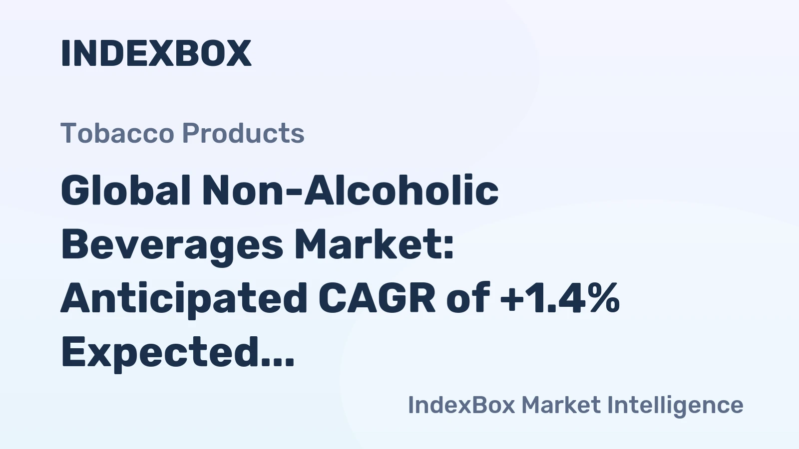 Global Non-Alcoholic Beverages Market: Anticipated CAGR of +1.4% Expected to Bring Market Volume to 290B Litres by 2035