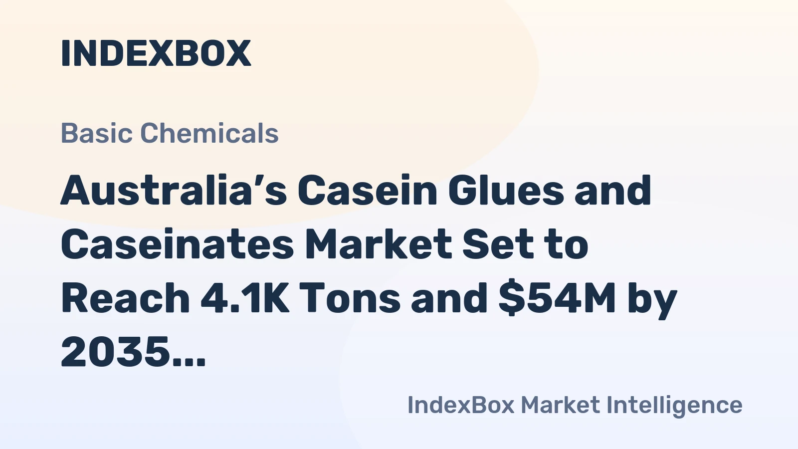 Australia’s Casein Glues and Caseinates Market Set to Reach 4.1K Tons and $54M by 2035