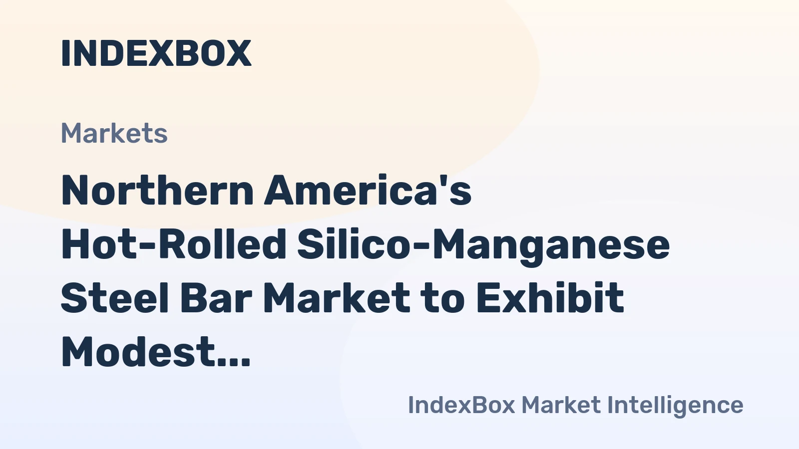Northern America's Hot-Rolled Silico-Manganese Steel Bar Market to Exhibit Modest Growth with a CAGR of +2.3% from 2024 to 2035