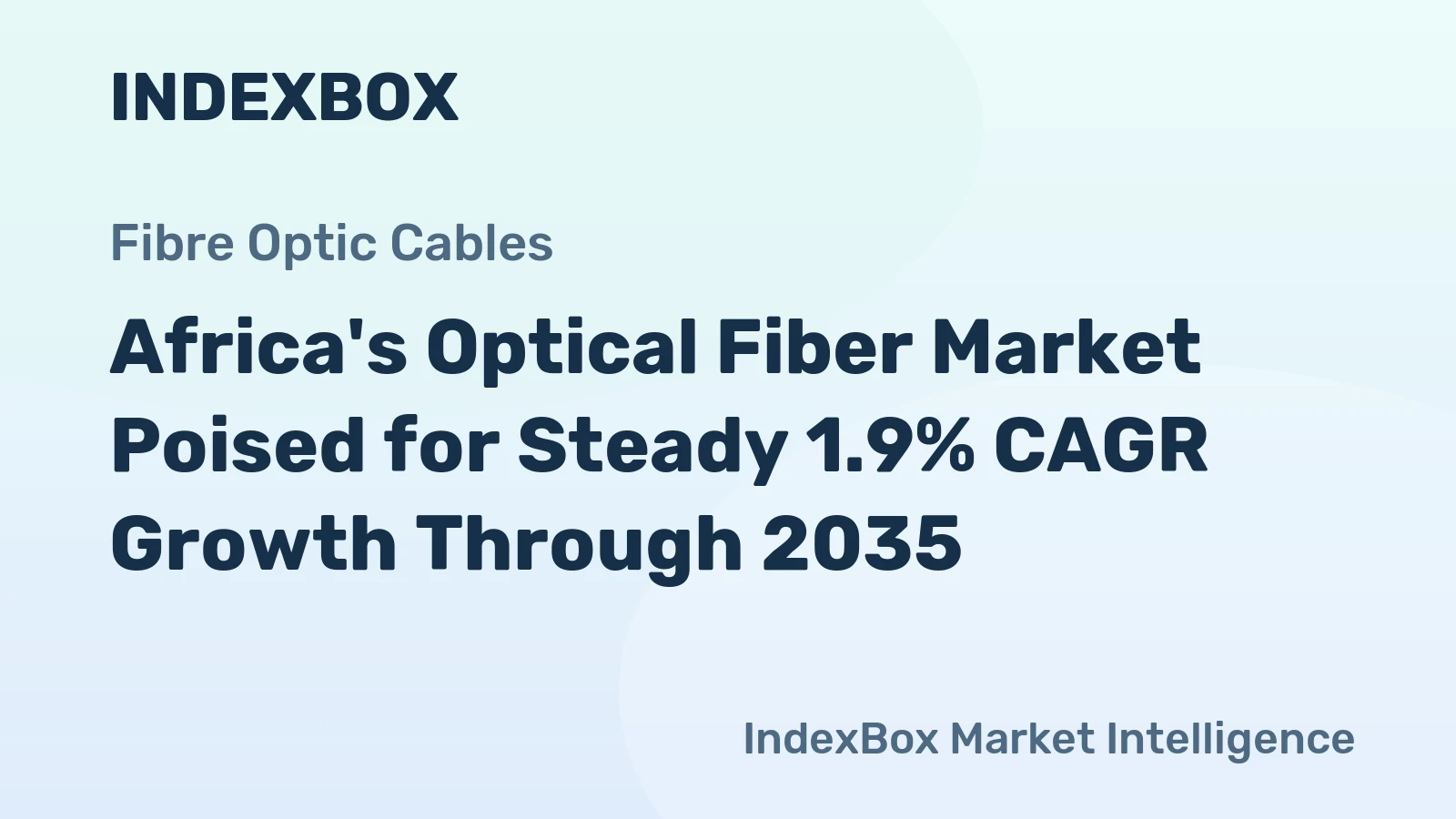 Africa's Optical Fiber Market Poised for Steady 1.9% CAGR Growth Through 2035