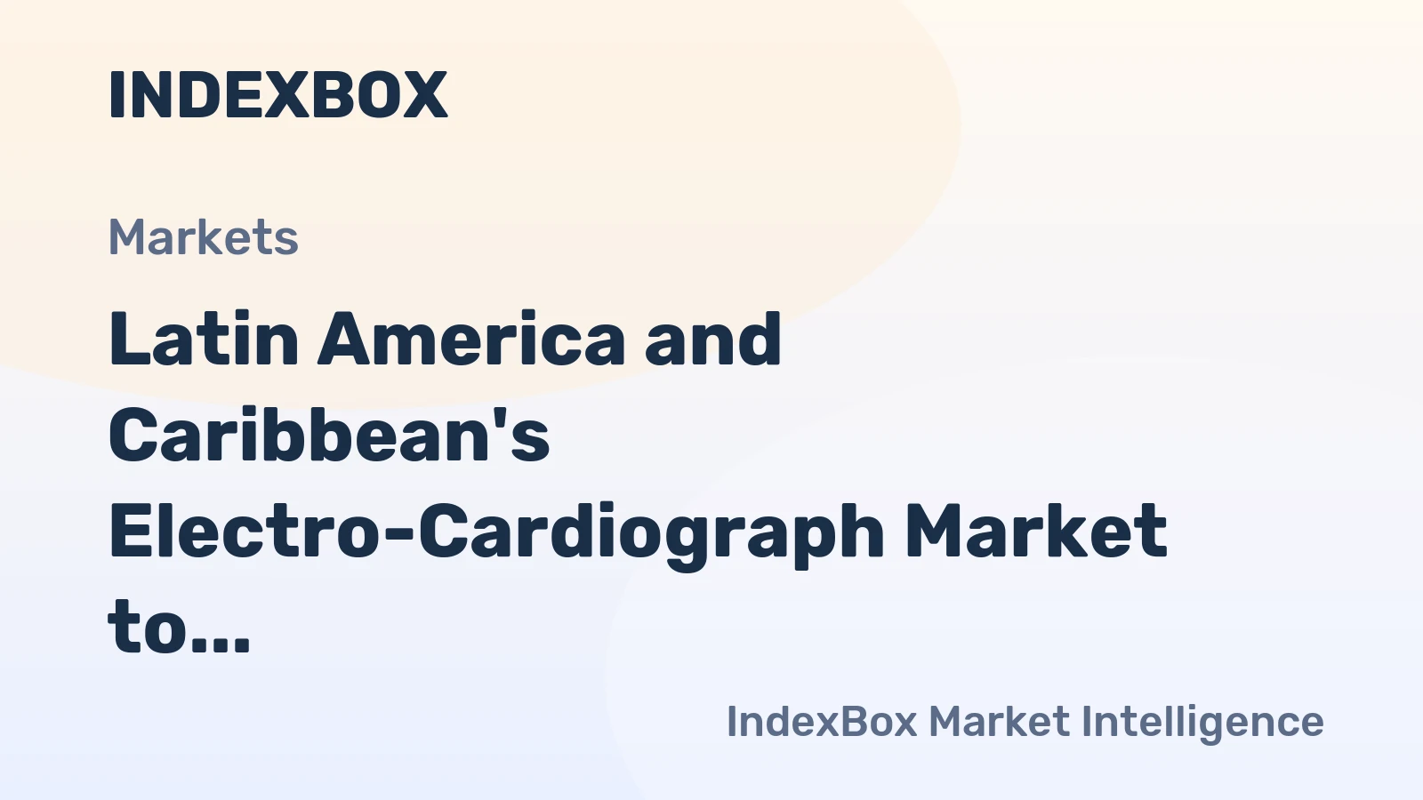 Latin America and Caribbean's Electro-Cardiograph Market to Grow at 3.6% CAGR, Reaching 941K Units by 2035