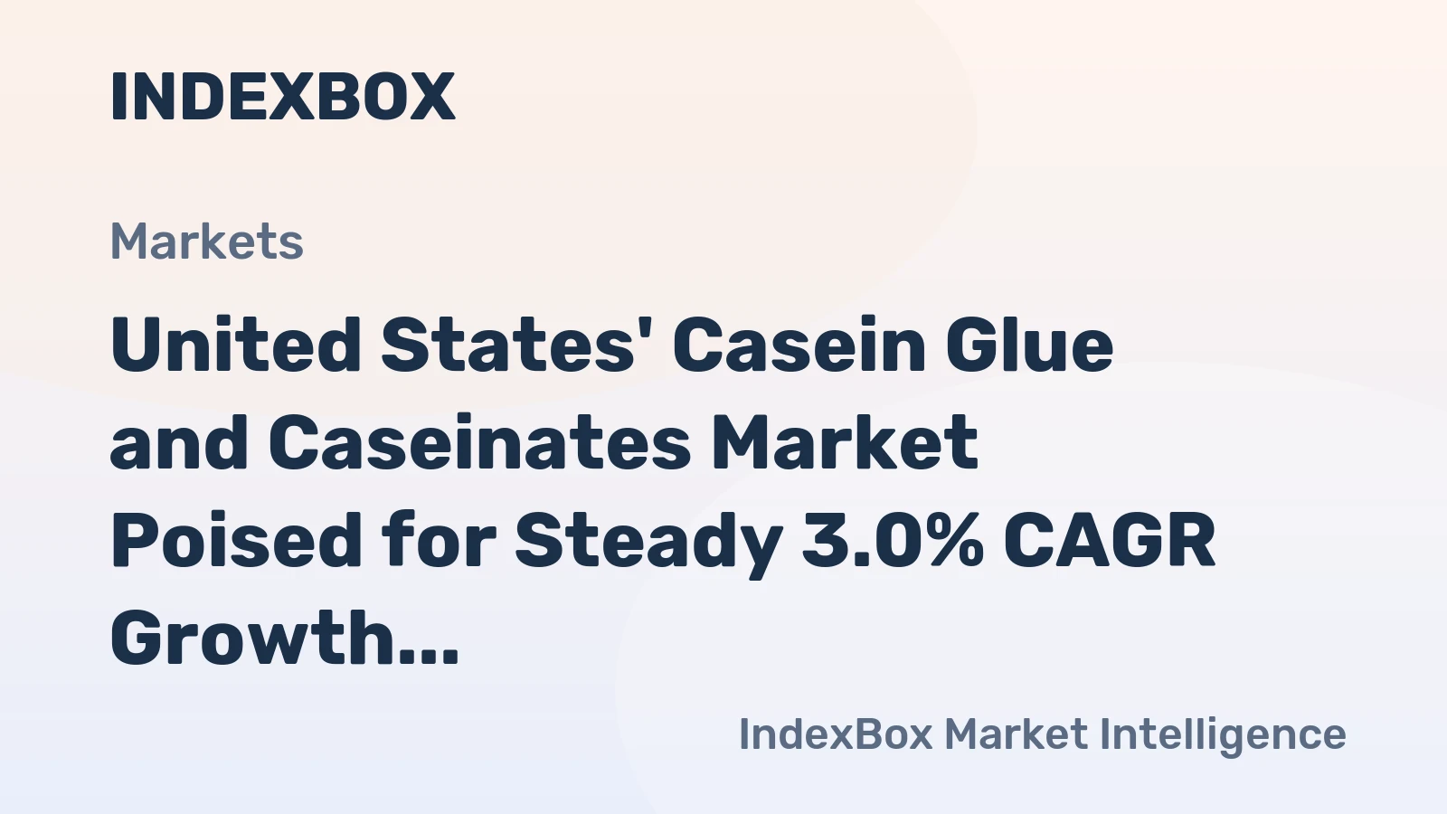 United States' Casein Glue and Caseinates Market Poised for Steady 3.0% CAGR Growth Through 2035