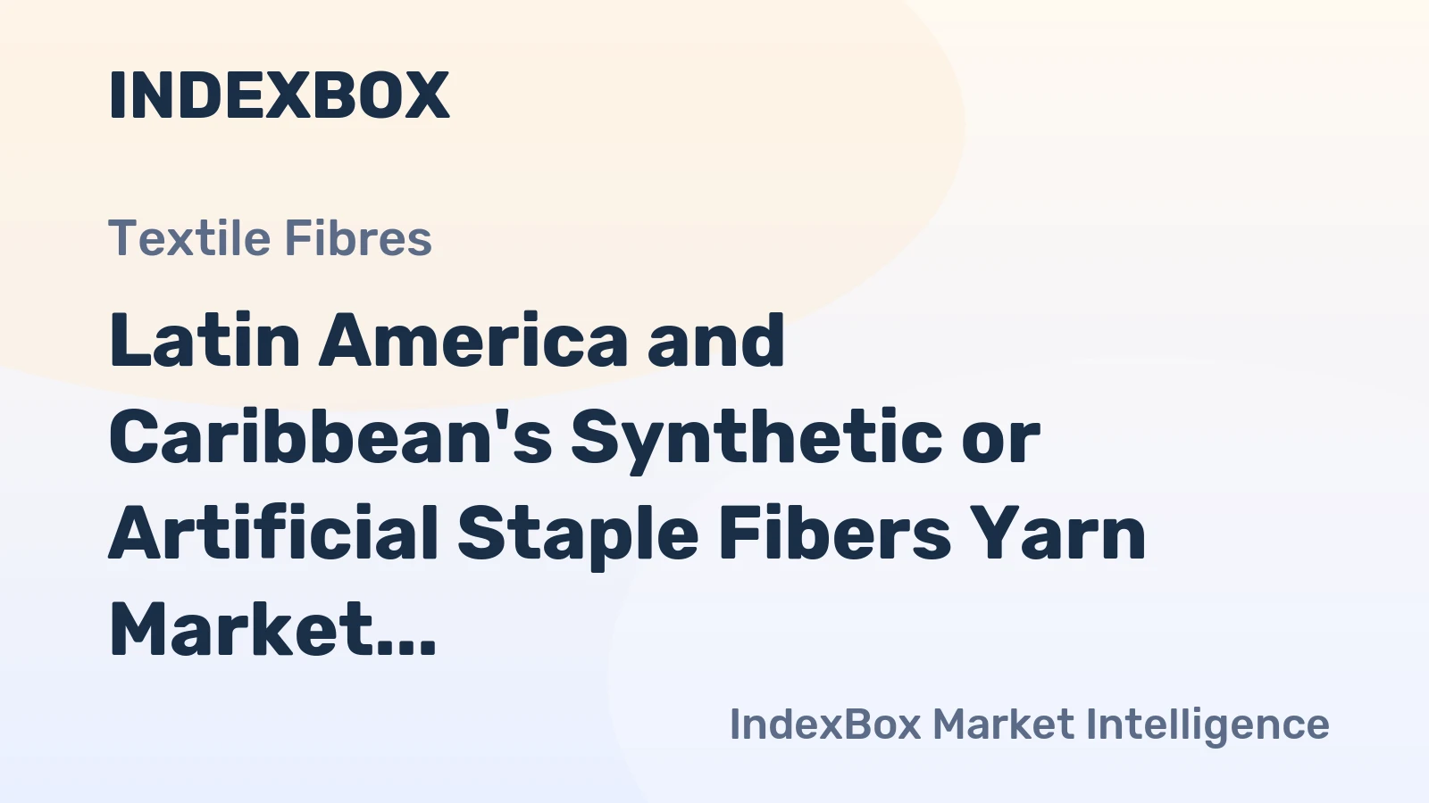 Latin America and Caribbean's Synthetic or Artificial Staple Fibers Yarn Market to Grow at CAGR of +1.1% from 2024 to 2035