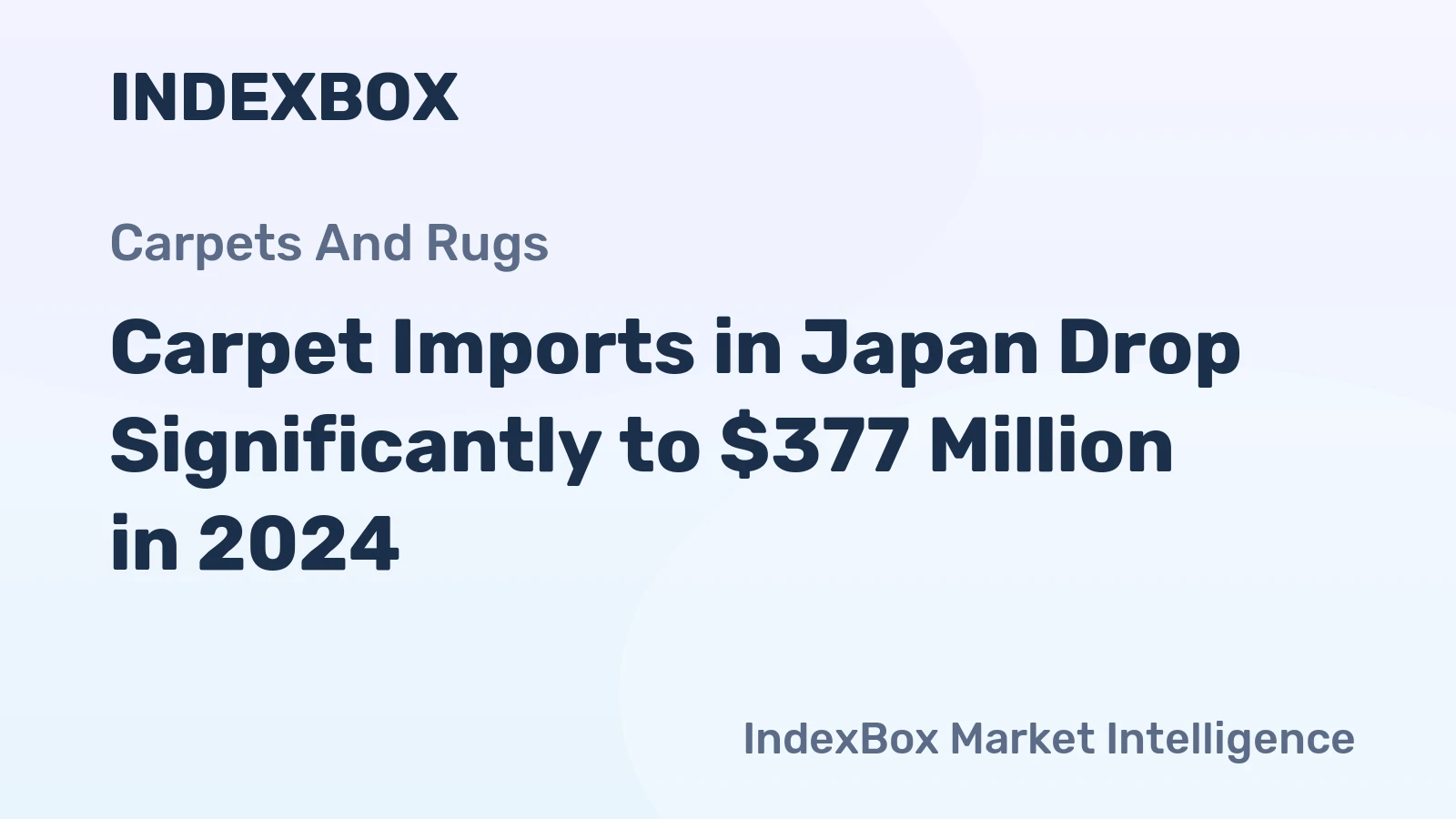 Carpet Imports in Japan Drop Significantly to $377 Million in 2024
