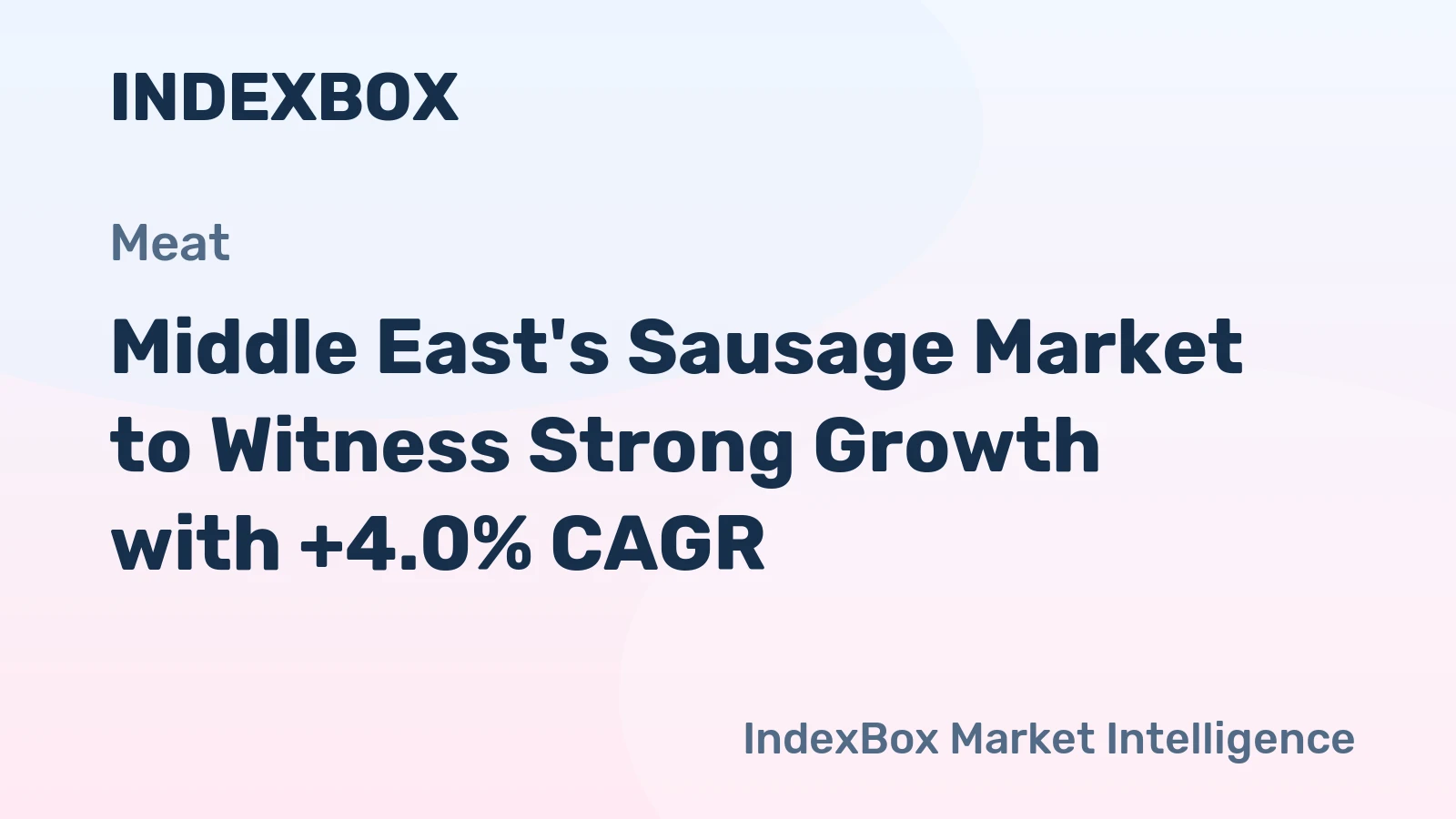 Middle East's Sausage Market to Witness Strong Growth with +4.0% CAGR
