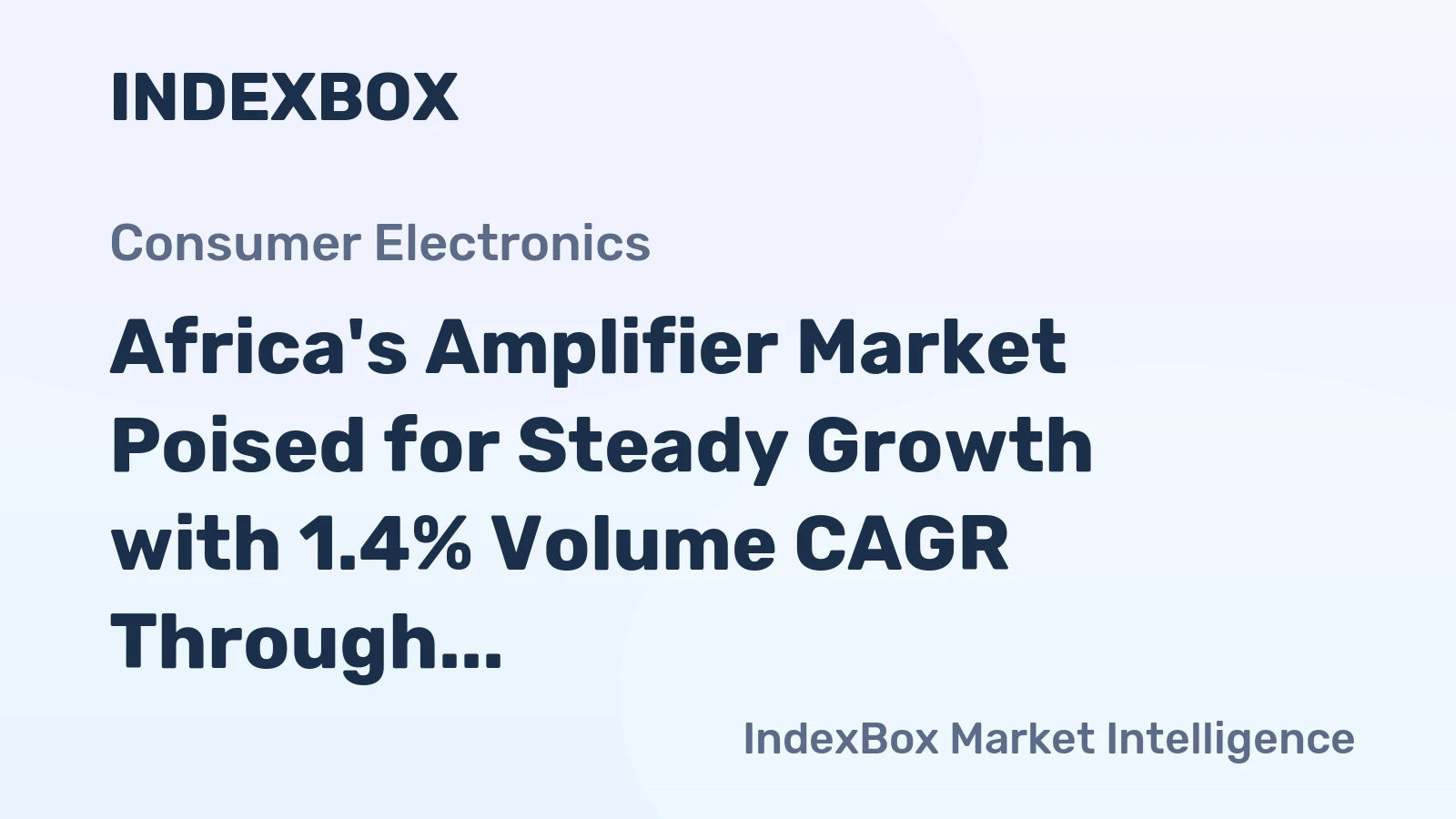Africa's Amplifier Market Poised for Steady Growth with 1.4% Volume CAGR Through 2035