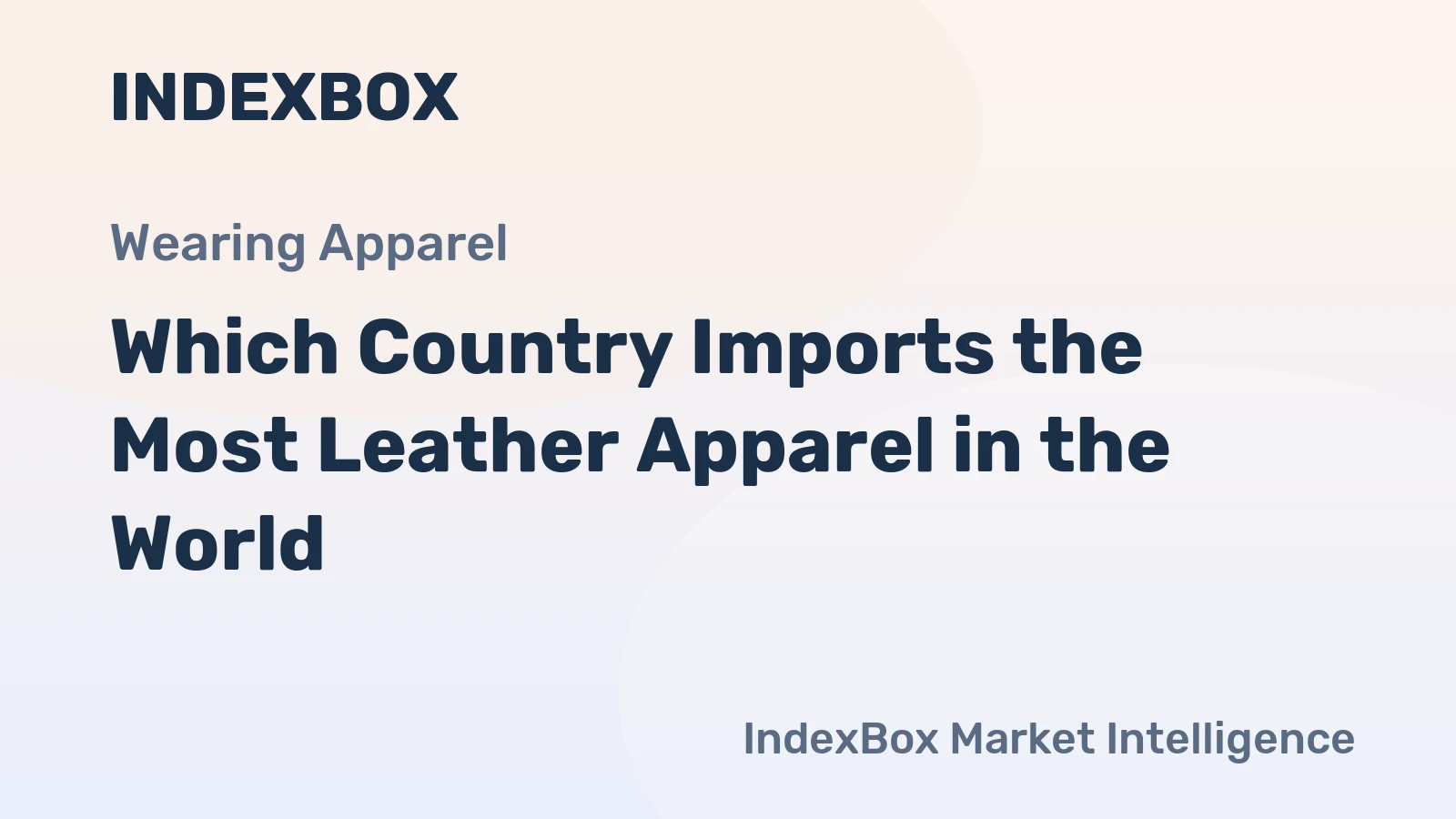Which Country Imports the Most Leather Apparel in the World?