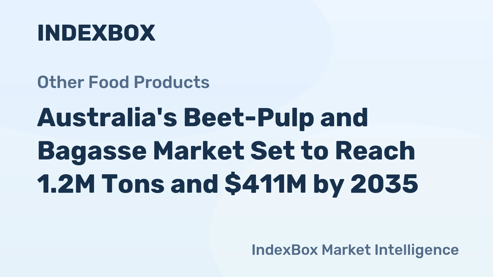 Australia's Beet-Pulp and Bagasse Market Set to Reach 1.2M Tons and $411M by 2035