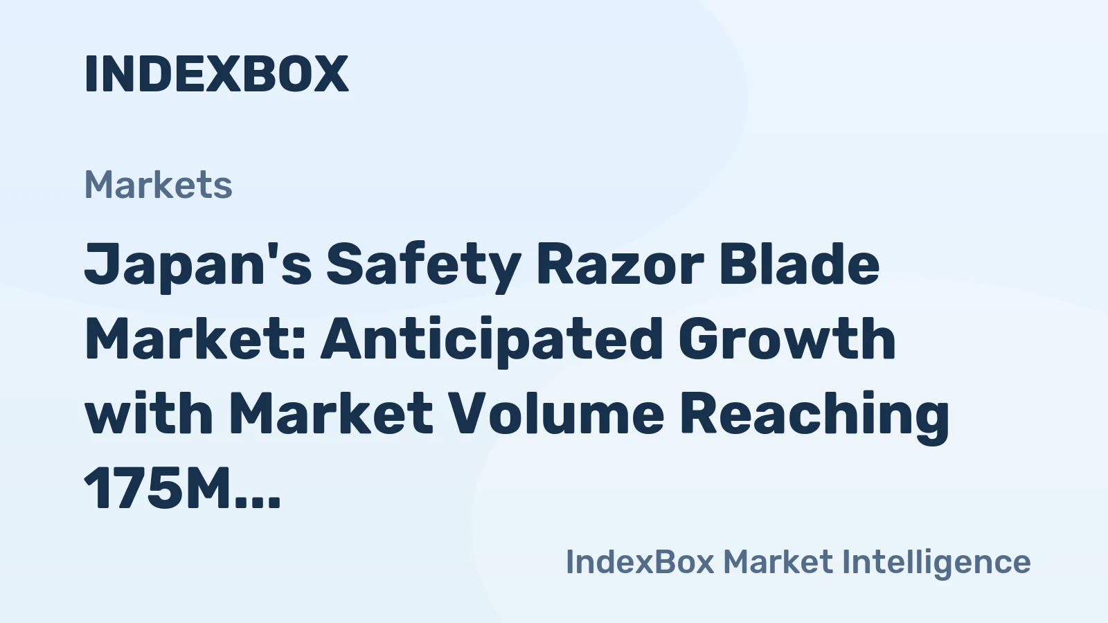 Japan's Safety Razor Blade Market: Anticipated Growth with Market Volume Reaching 175M Units and Market Value at $49M by 2035