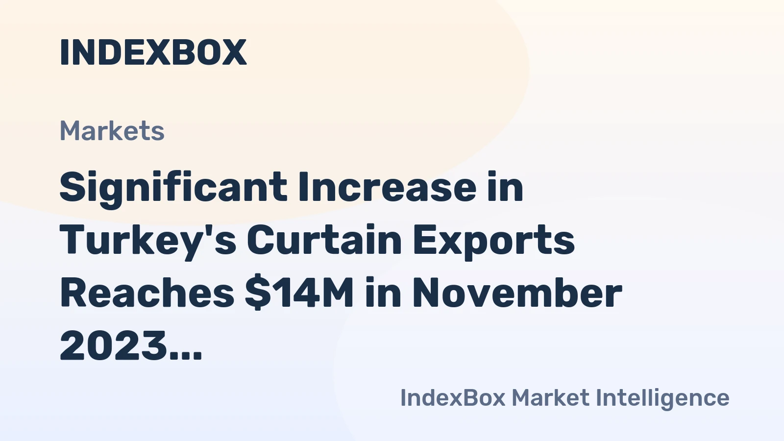 Significant Increase in Turkey's Curtain Exports Reaches $14M in November 2023
