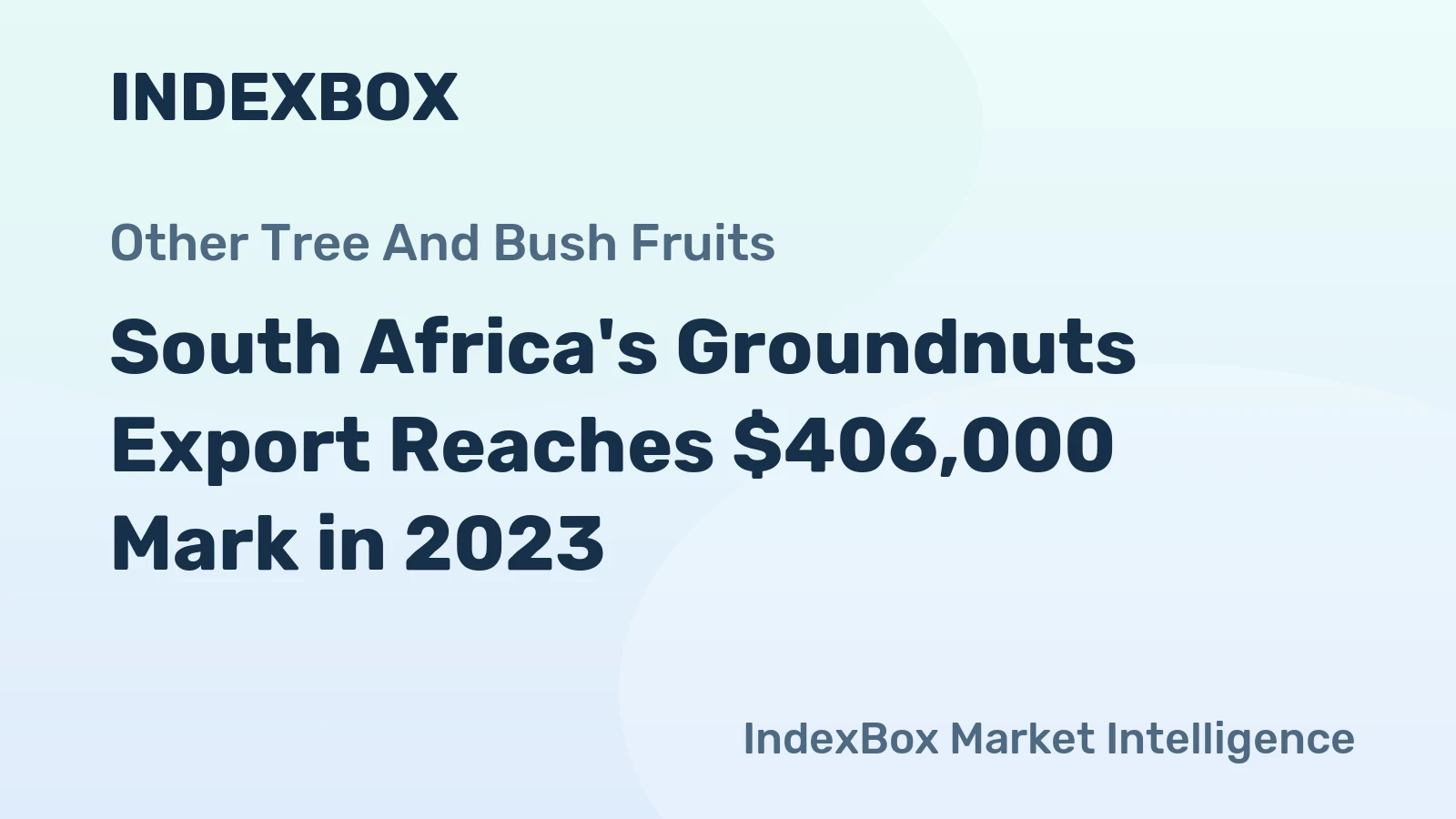 South Africa's Groundnuts Export Reaches $406,000 Mark in 2023