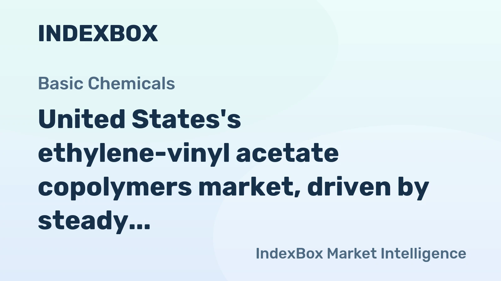 United States's ethylene-vinyl acetate copolymers market, driven by steady demand, is forecast to grow to 373K tons in volume and $773M in value by 2035.
