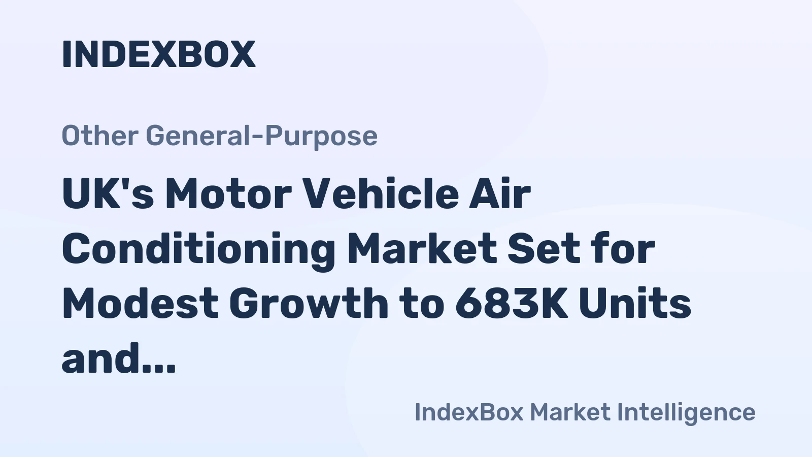 UK's Motor Vehicle Air Conditioning Market Set for Modest Growth to 683K Units and $206M