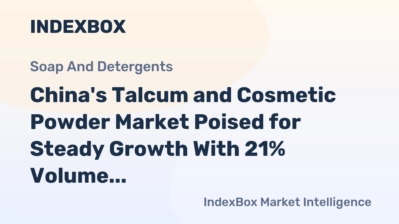 China's Talcum and Cosmetic Powder Market Poised for Steady Growth With 21% Volume CAGR Through 2035