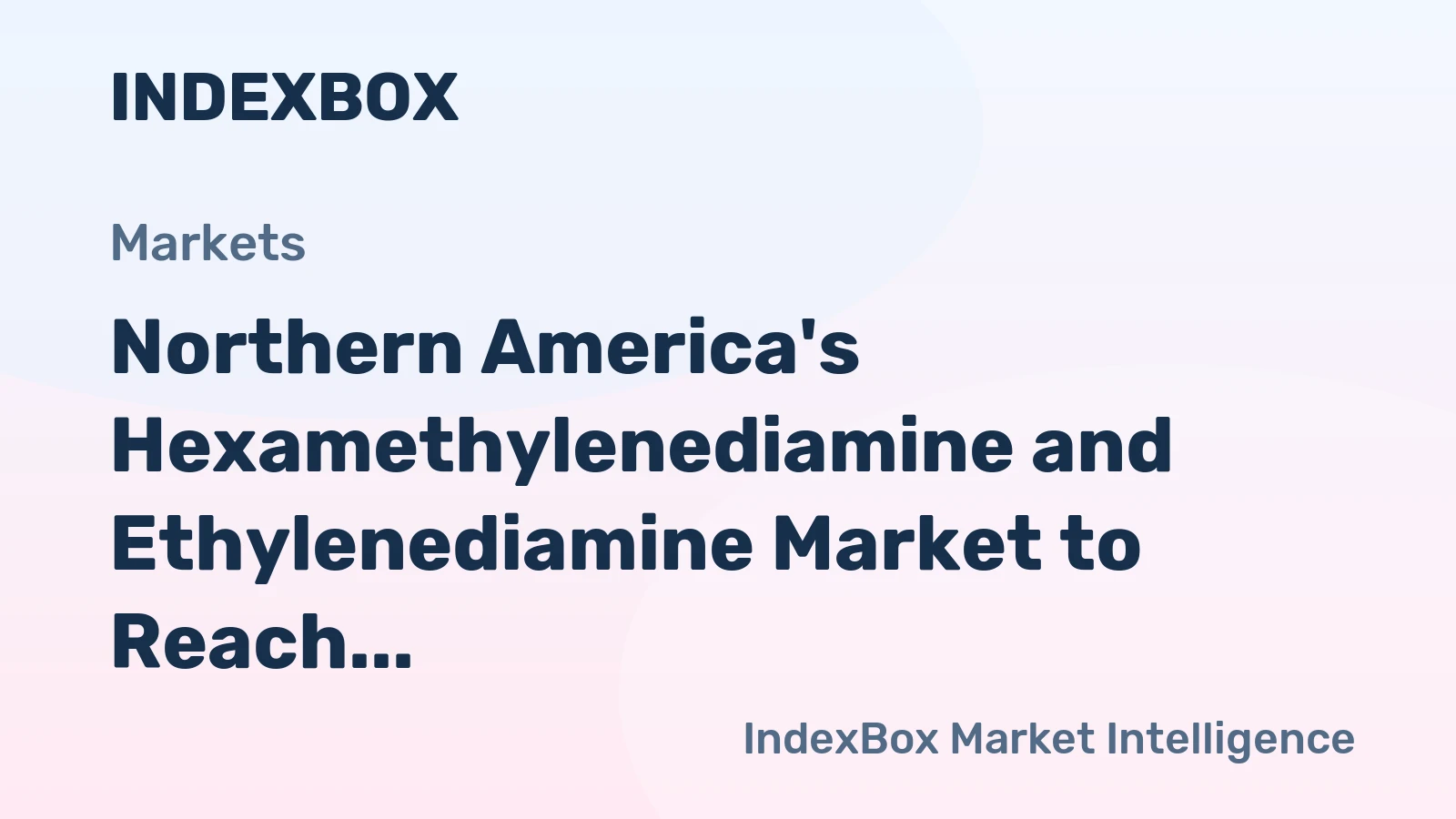 Northern America's Hexamethylenediamine and Ethylenediamine Market to Reach 1.7M Tons and $7.1B by 2035