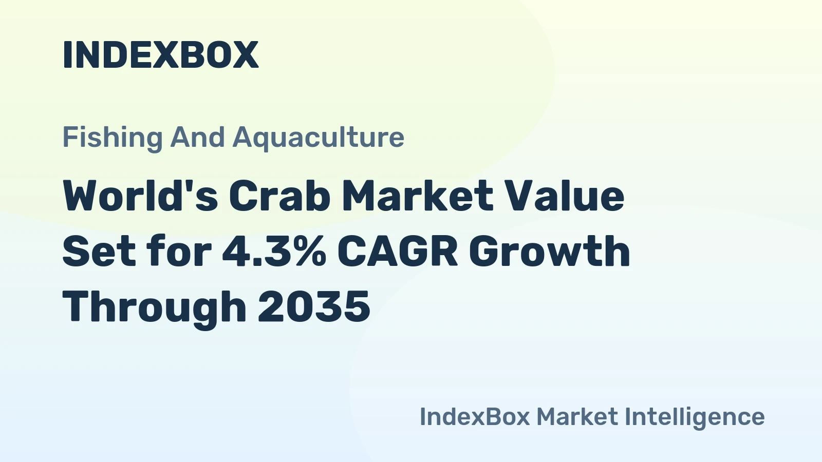 World's Crab Market Value Set for 4.3% CAGR Growth Through 2035