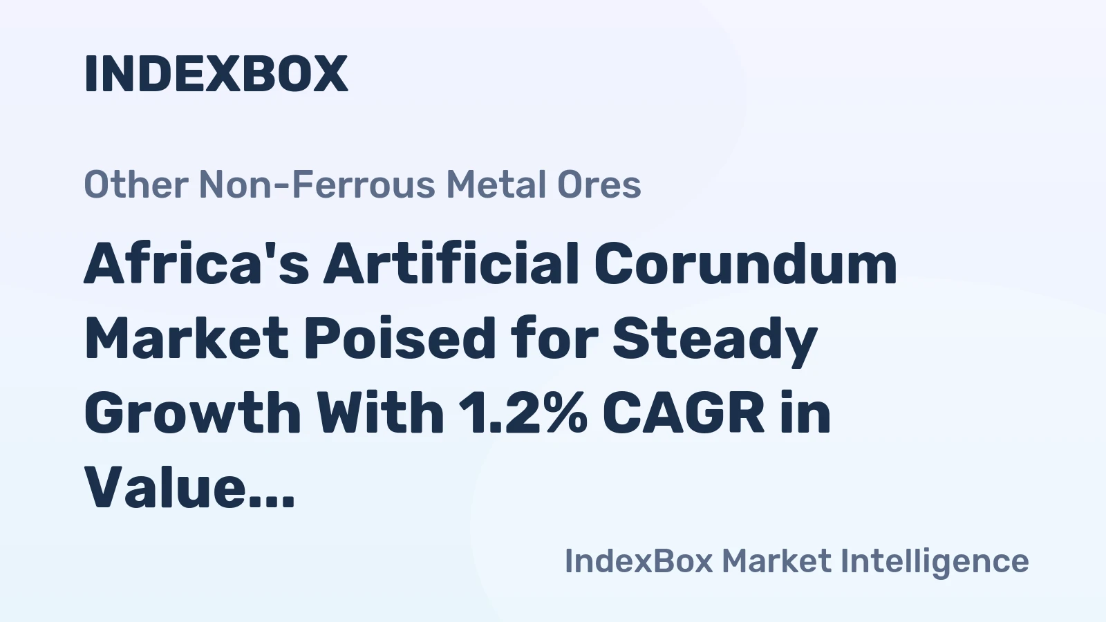 Africa's Artificial Corundum Market Poised for Steady Growth With 1.2% CAGR in Value