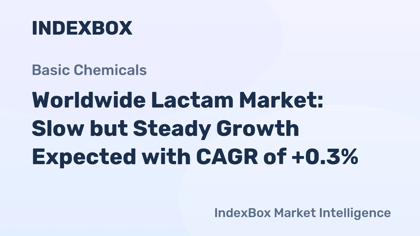 Worldwide Lactam Market: Slow but Steady Growth Expected with CAGR of +0.3%