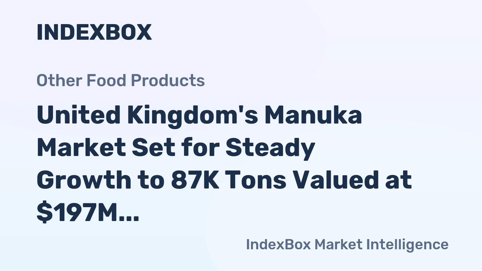 United Kingdom's Manuka Market Set for Steady Growth to 87K Tons Valued at $197M by 2035