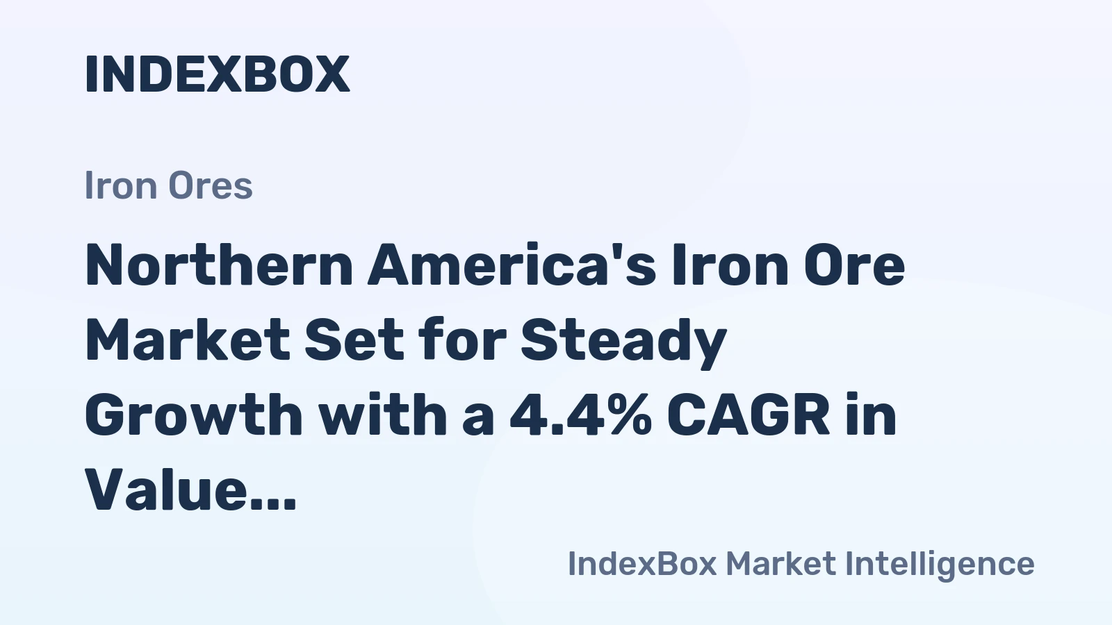 Northern America's Iron Ore Market Set for Steady Growth with a 4.4% CAGR in Value Through 2035