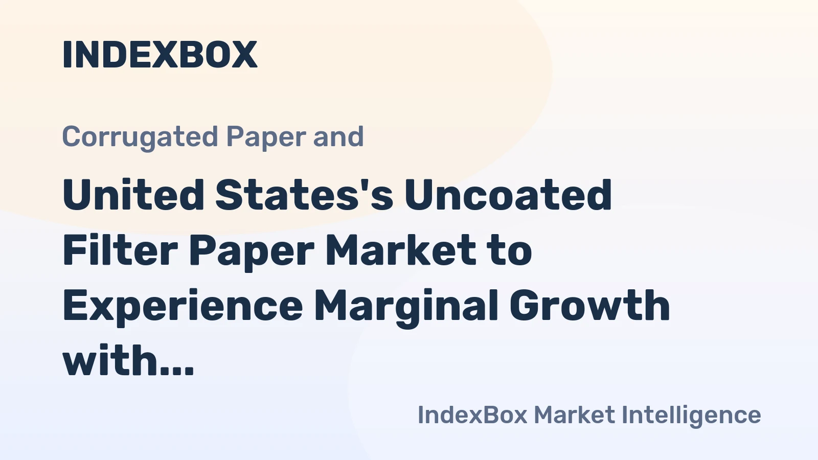 United States's Uncoated Filter Paper Market to Experience Marginal Growth with +0.2% CAGR Over Next Decade
