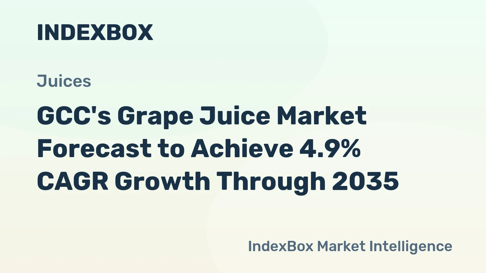 GCC's Grape Juice Market Forecast to Achieve 4.9% CAGR Growth Through 2035