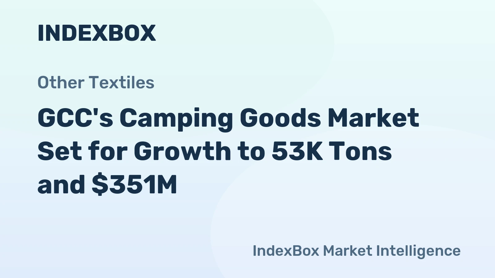 GCC's Camping Goods Market Set for Growth to 53K Tons and $351M