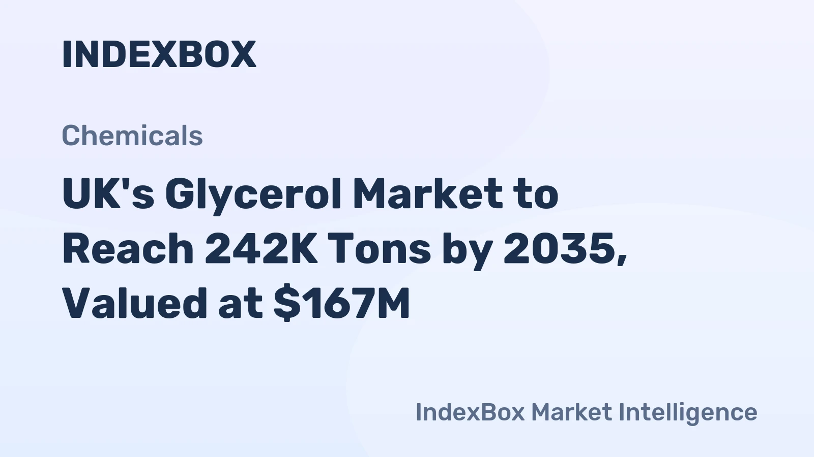 UK's Glycerol Market to Reach 242K Tons by 2035, Valued at $167M