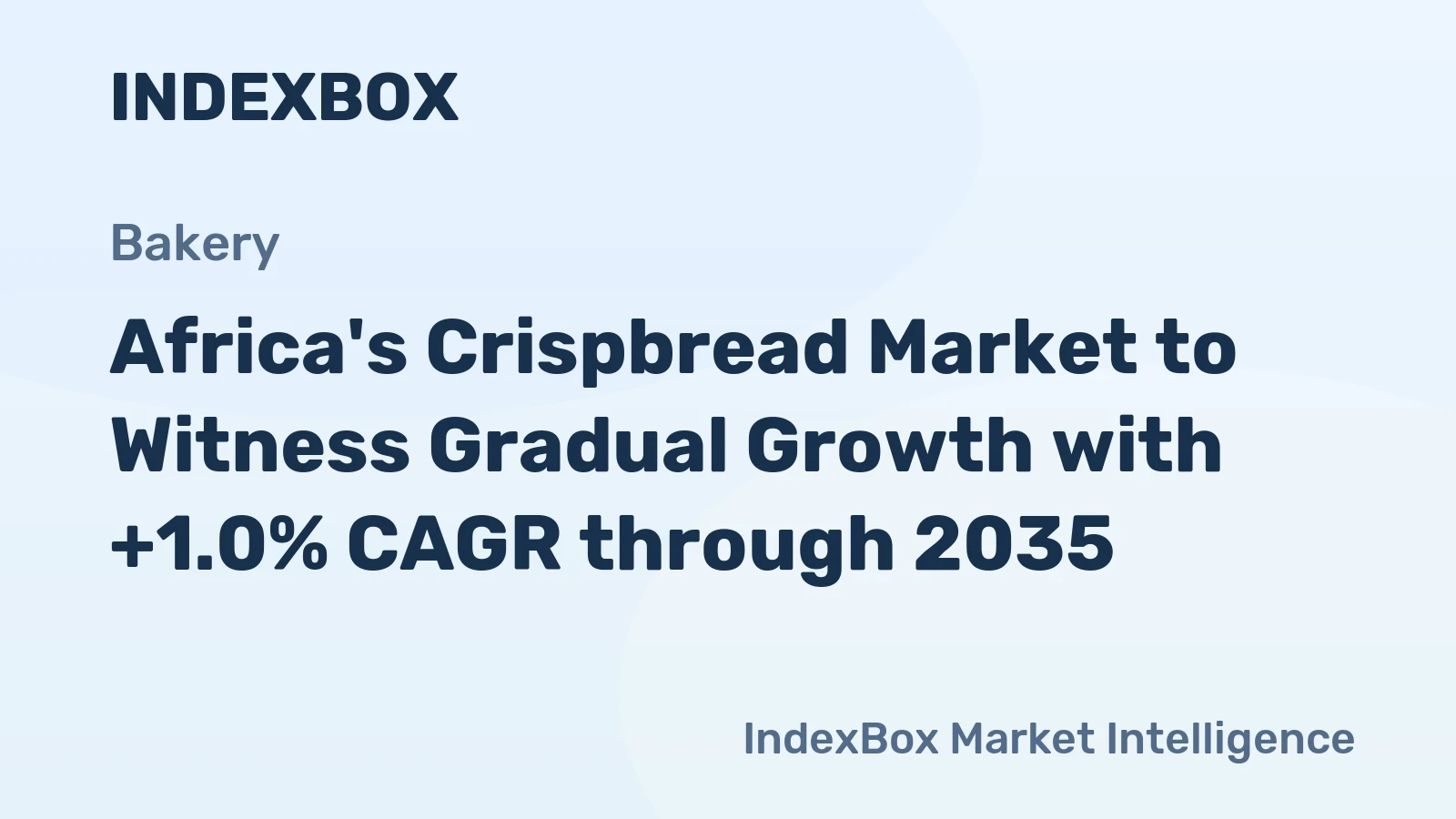 Africa's Crispbread Market to Witness Gradual Growth with +1.0% CAGR through 2035