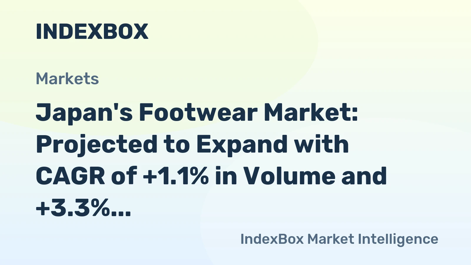 Japan's Footwear Market: Projected to Expand with CAGR of +1.1% in Volume and +3.3% in Value by 2035