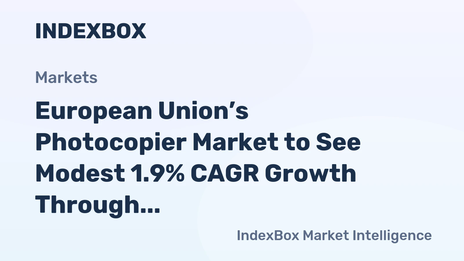 European Union’s Photocopier Market to See Modest 1.9% CAGR Growth Through 2035
