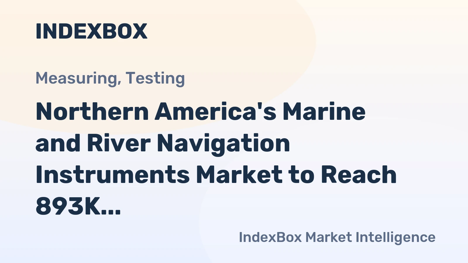 Northern America's Marine and River Navigation Instruments Market to Reach 893K Units and $361M by 2035