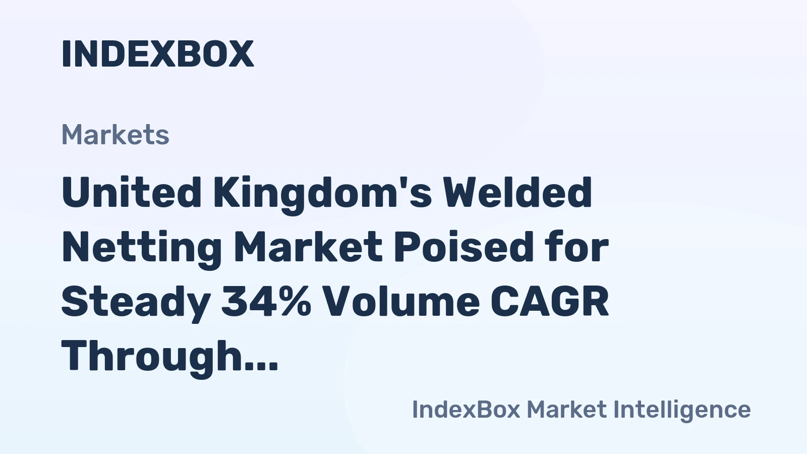 United Kingdom's Welded Netting Market Poised for Steady 34% Volume CAGR Through 2035