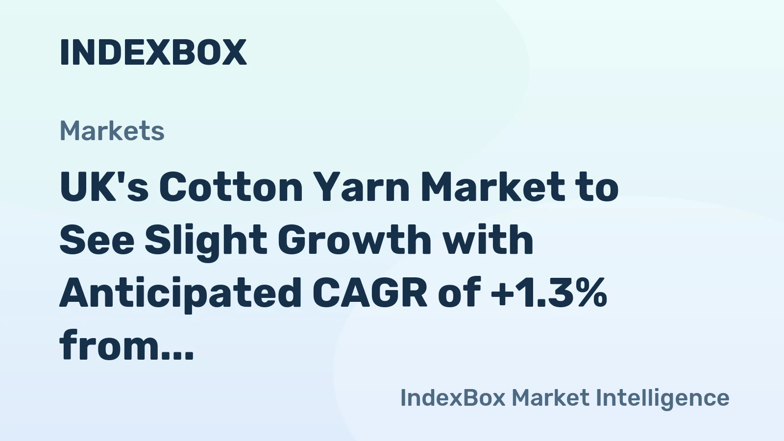 UK's Cotton Yarn Market to See Slight Growth with Anticipated CAGR of +1.3% from 2024 to 2035