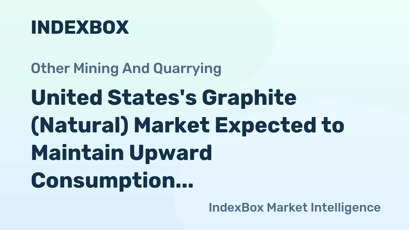 United States's Graphite (Natural) Market Expected to Maintain Upward Consumption Trend, Reaching 73K Tons in Volume and $134M in Value by 2035