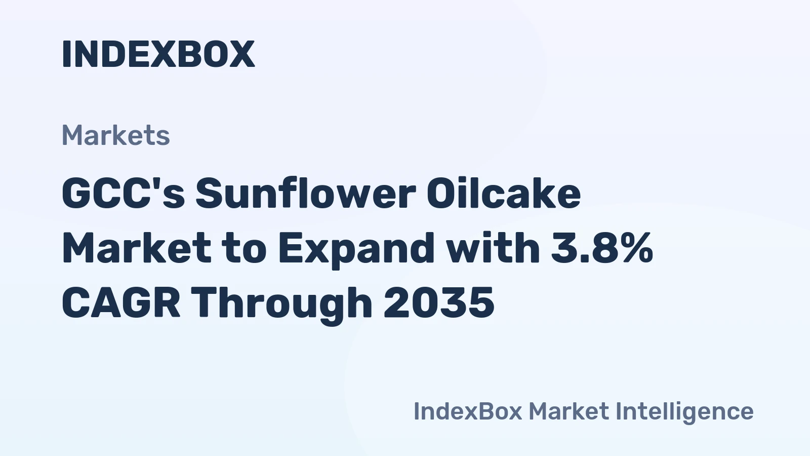 GCC's Sunflower Oilcake Market to Expand with 3.8% CAGR Through 2035