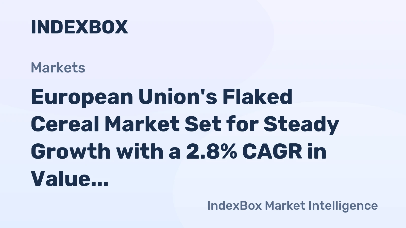 European Union's Flaked Cereal Market Set for Steady Growth with a 2.8% CAGR in Value Through 2035