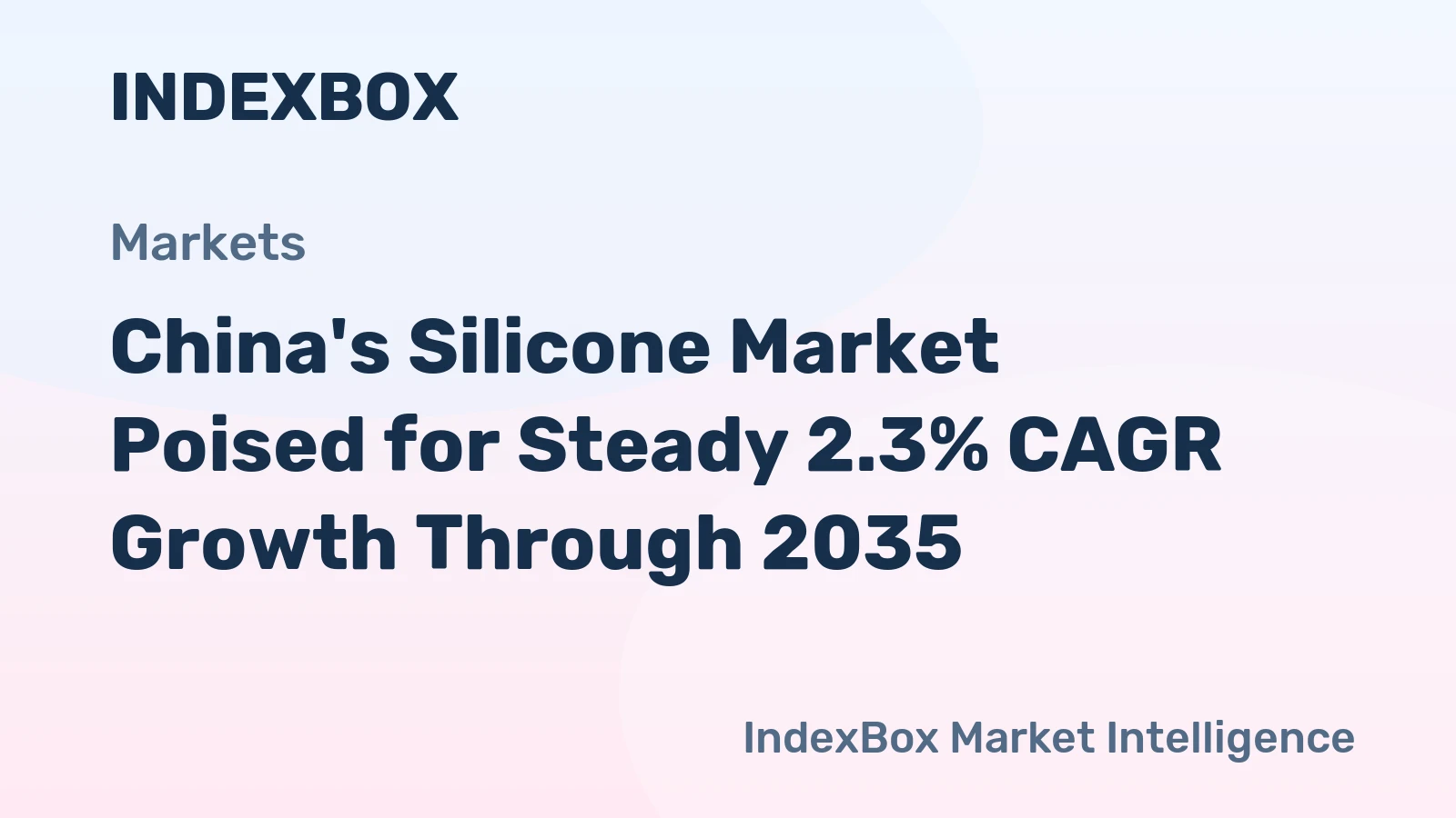 China's Silicone Market Poised for Steady 2.3% CAGR Growth Through 2035