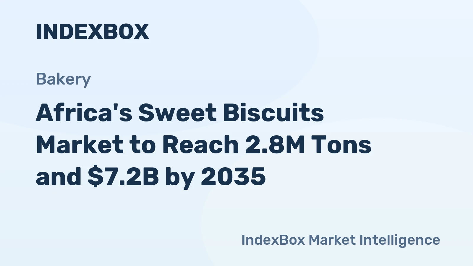 Africa's Sweet Biscuits Market to Reach 2.8M Tons and $7.2B by 2035