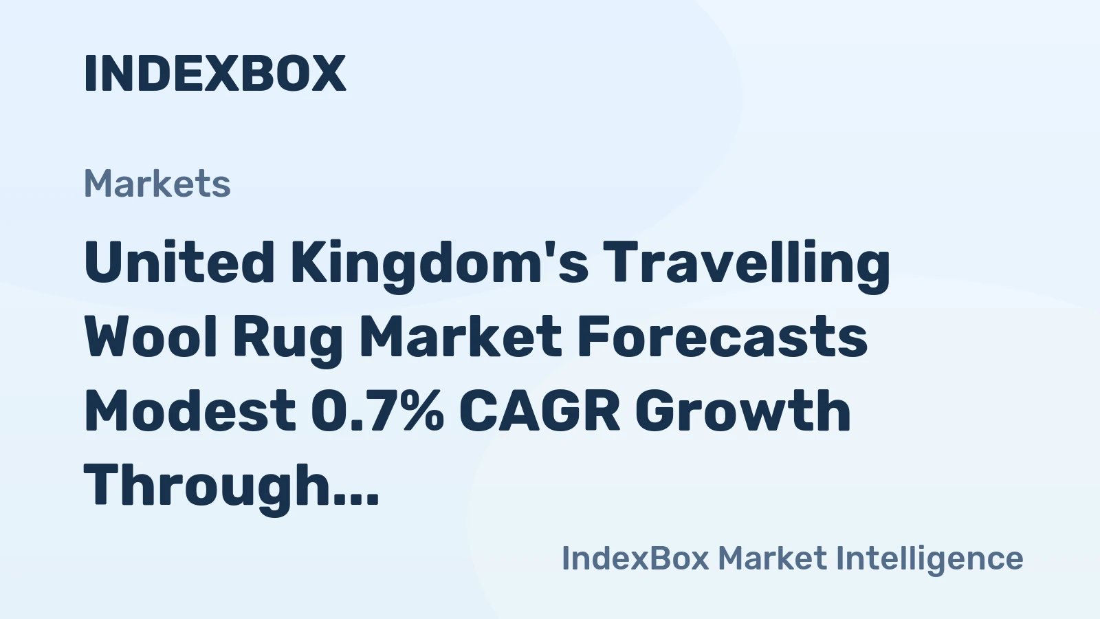 United Kingdom's Travelling Wool Rug Market Forecasts Modest 0.7% CAGR Growth Through 2035