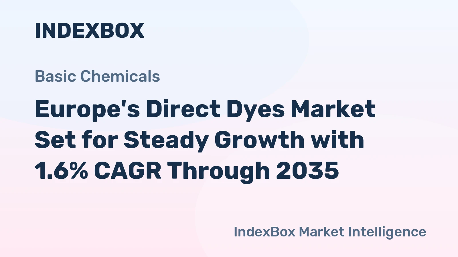 Europe's Direct Dyes Market Set for Steady Growth with 1.6% CAGR Through 2035