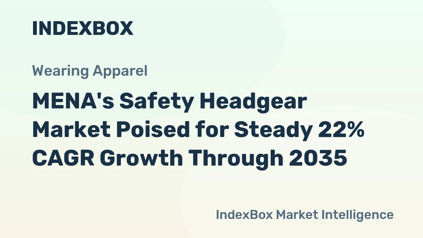MENA's Safety Headgear Market Poised for Steady 22% CAGR Growth Through 2035