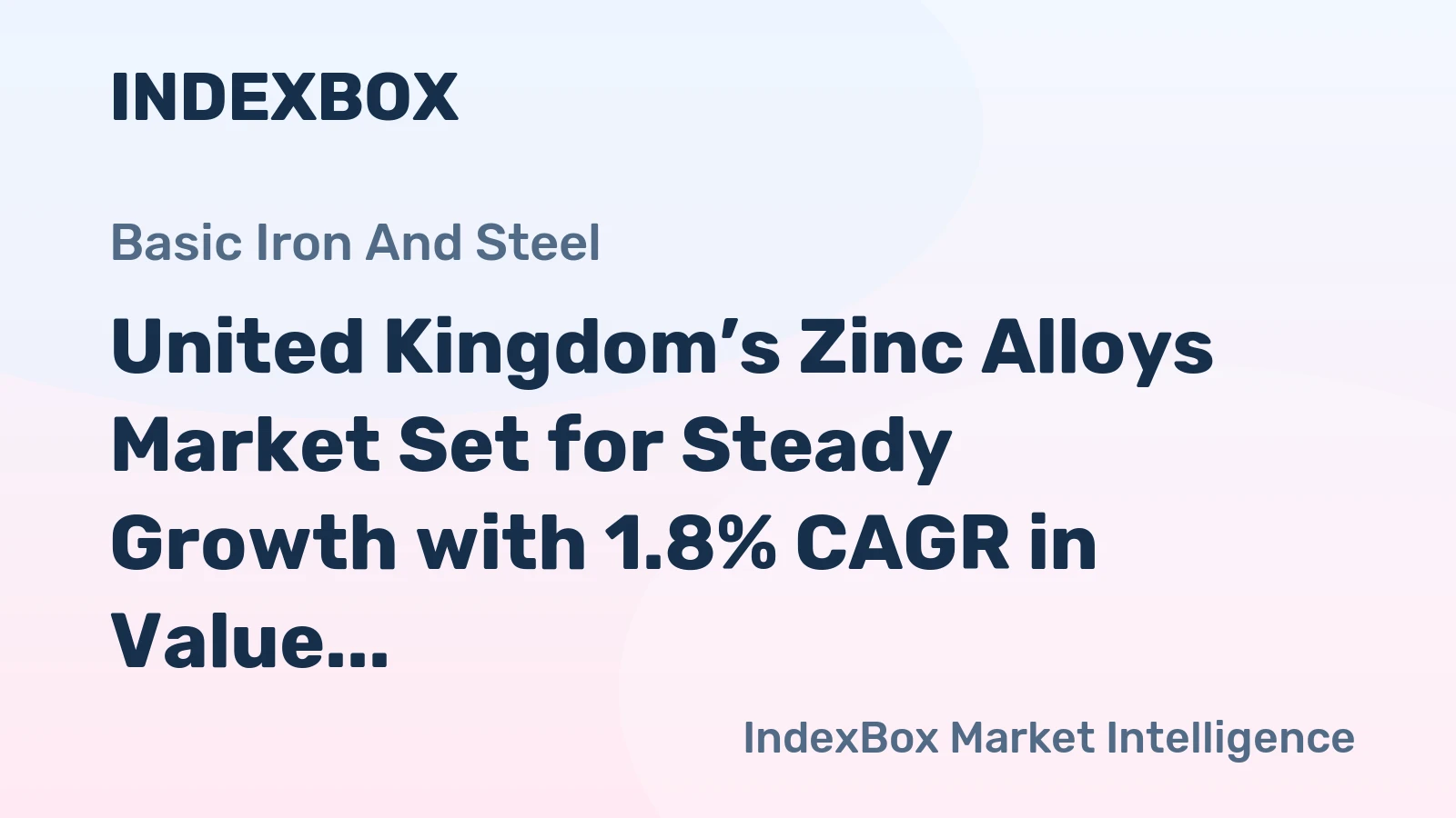 United Kingdom’s Zinc Alloys Market Set for Steady Growth with 1.8% CAGR in Value