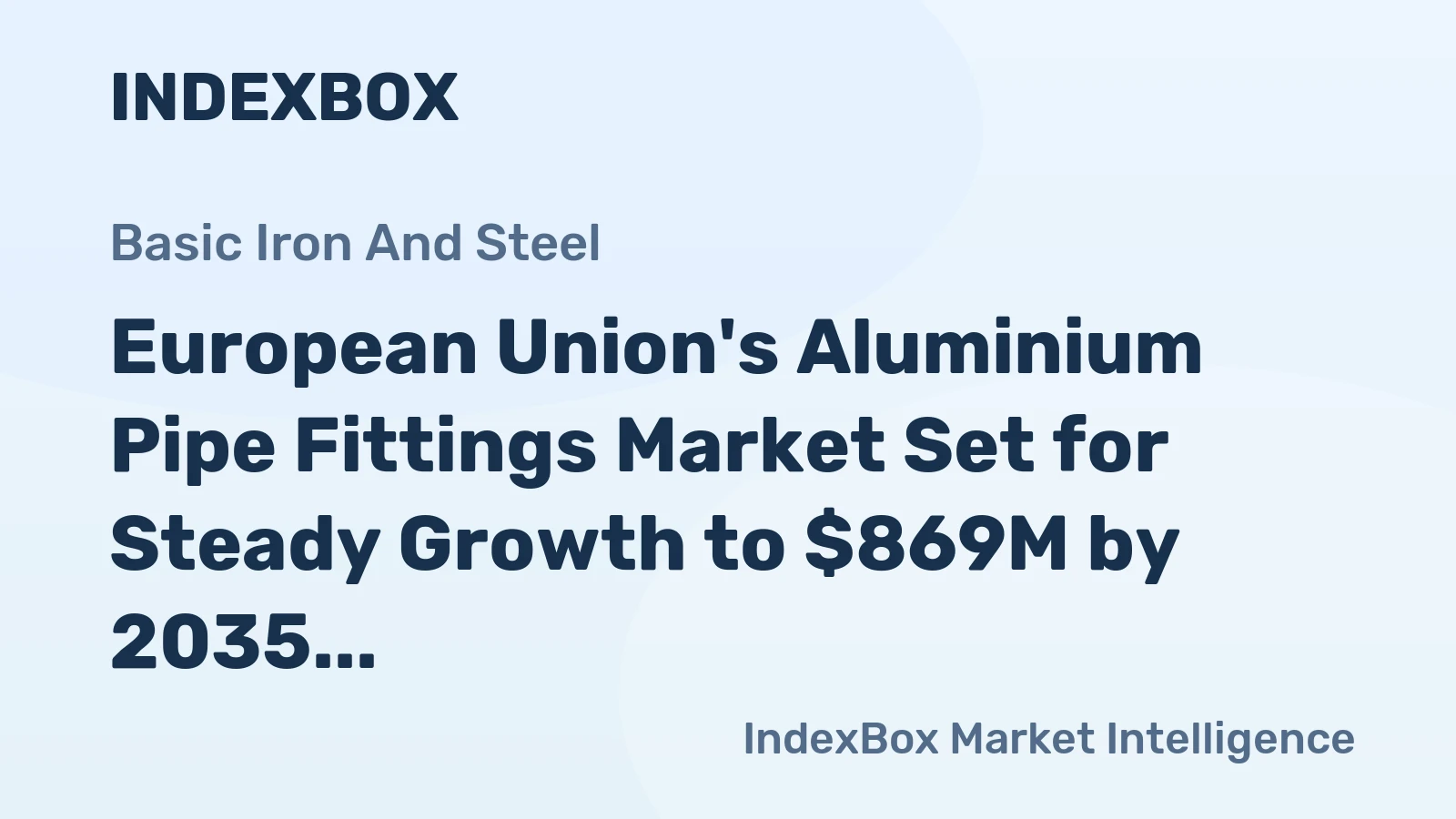European Union's Aluminium Pipe Fittings Market Set for Steady Growth to $869M by 2035