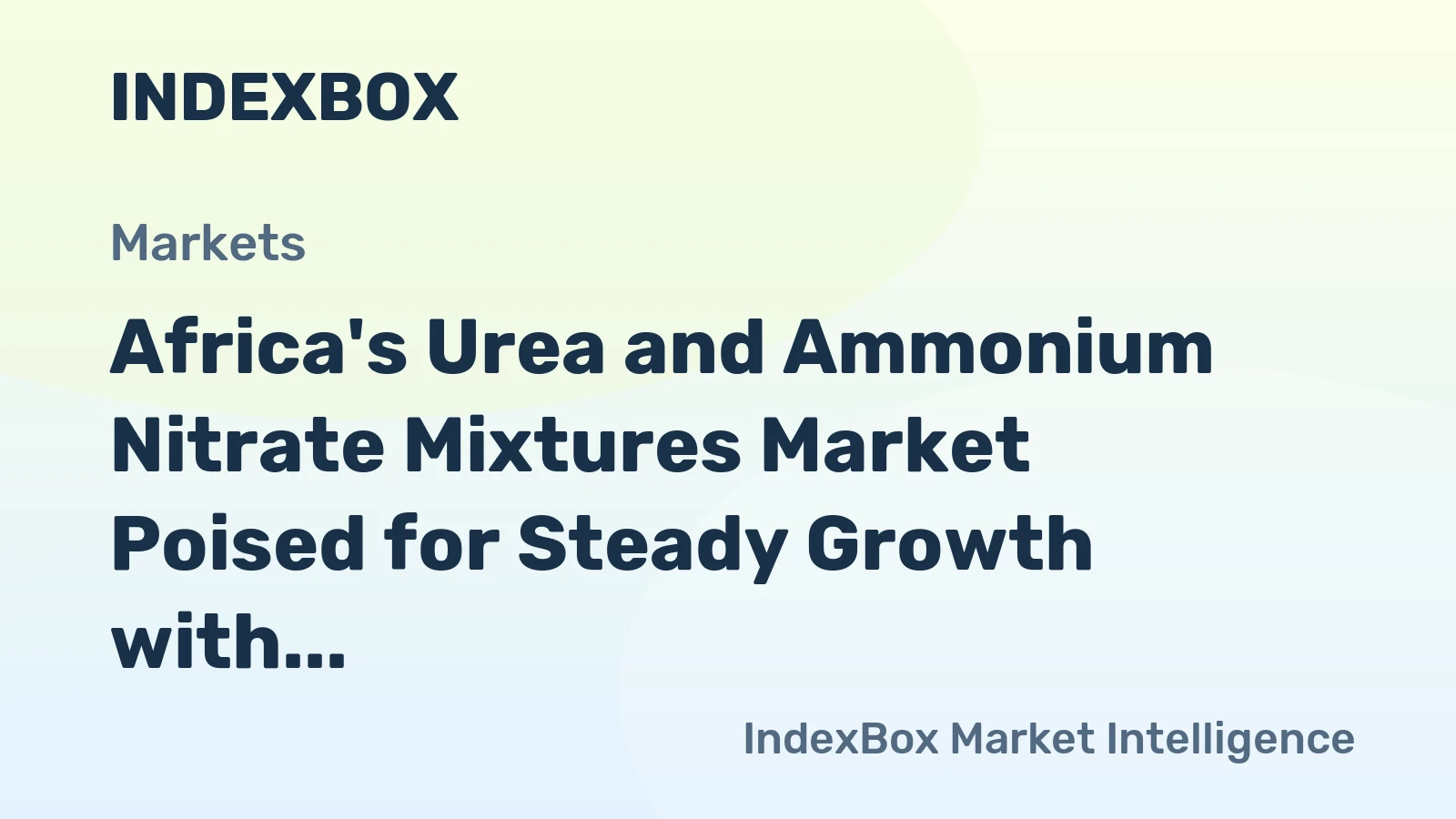 Africa's Urea and Ammonium Nitrate Mixtures Market Poised for Steady Growth with 2.8% CAGR Through 2035