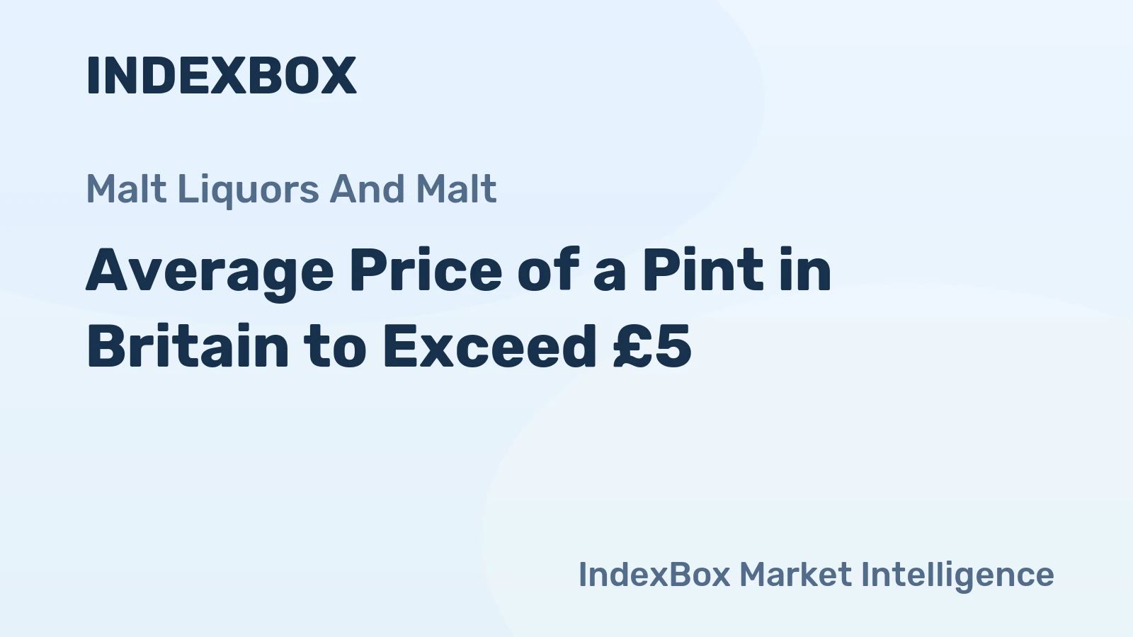 Average Price of a Pint in Britain to Exceed £5