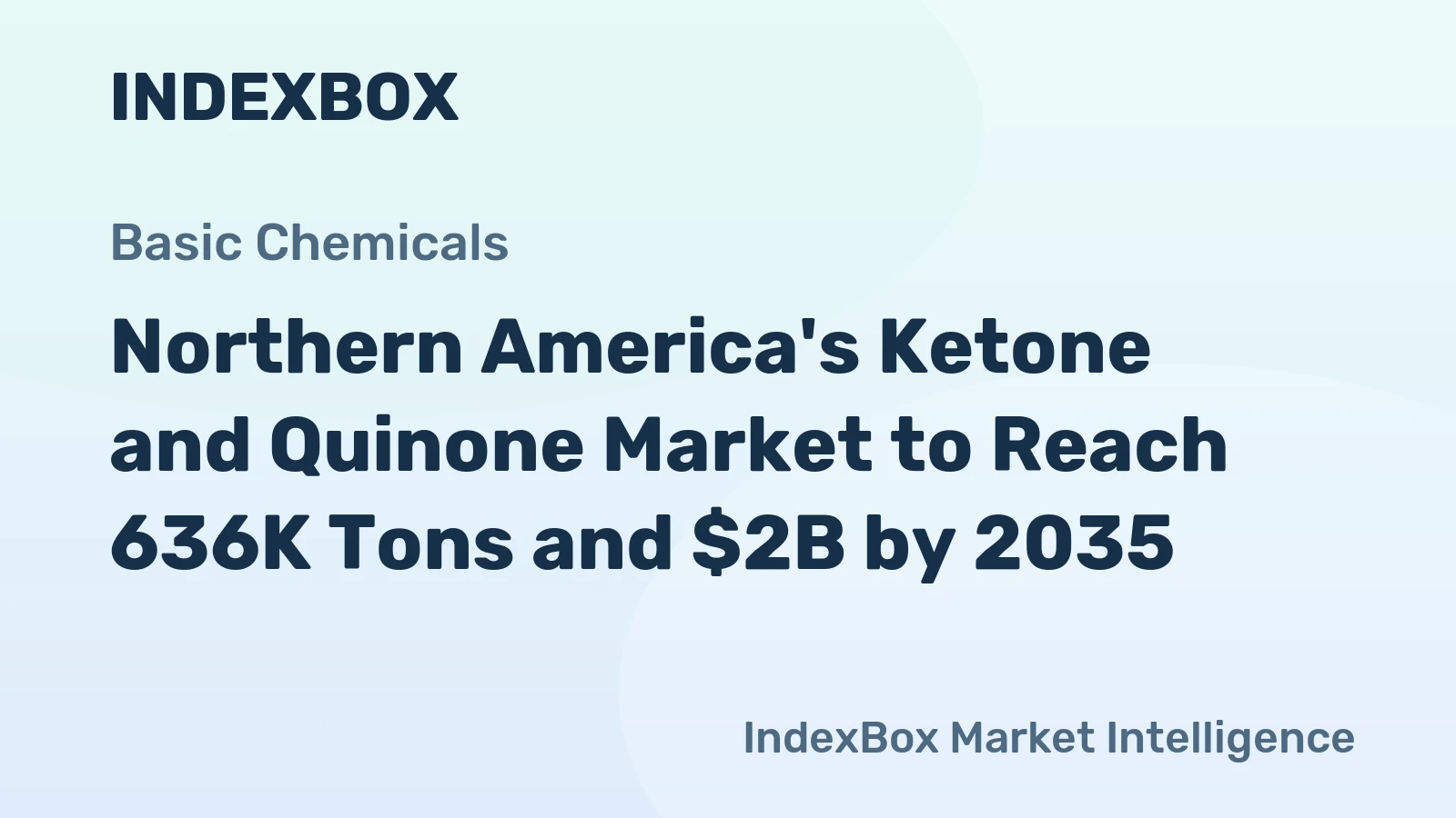 Northern America's Ketone and Quinone Market to Reach 636K Tons and $2B by 2035