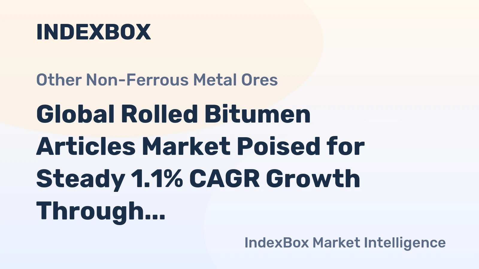 Global Rolled Bitumen Articles Market Poised for Steady 1.1% CAGR Growth Through 2035
