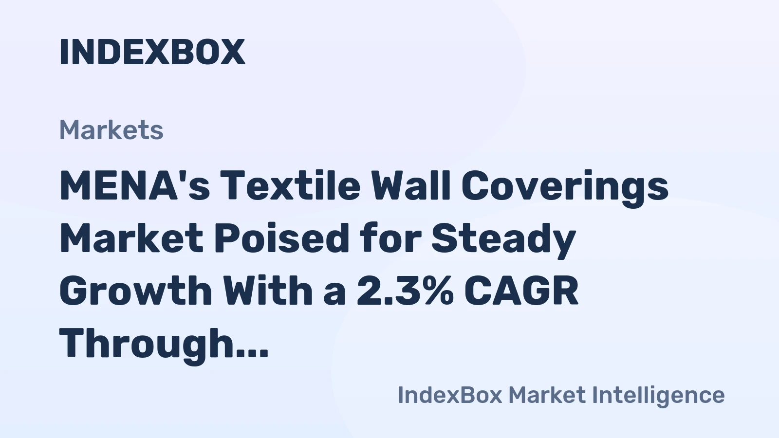 MENA's Textile Wall Coverings Market Poised for Steady Growth With a 2.3% CAGR Through 2035
