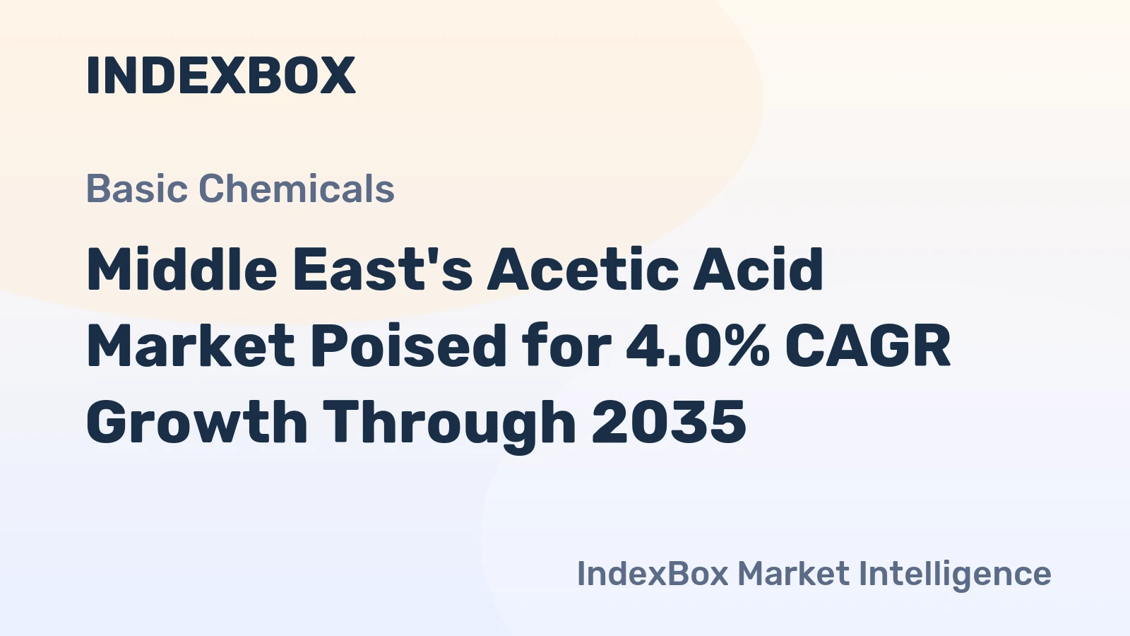 Middle East's Acetic Acid Market Poised for 4.0% CAGR Growth Through 2035